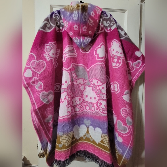 Sweaters | Hello Kitty Poncho | Poshmark